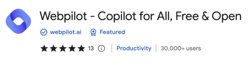 Webpilot Browser Extension - Free & Open